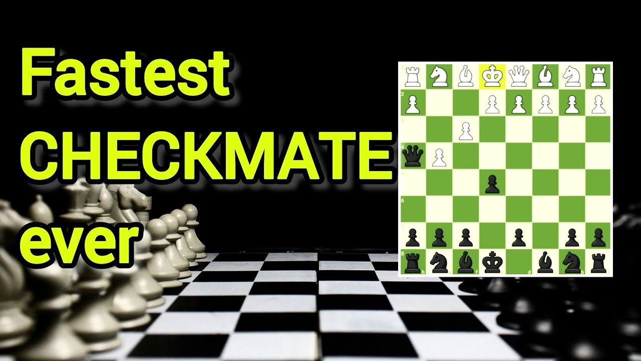 UNBELIEVABLE!! 😱 Fastest CHECKMATE in Chess History🔥 - YouTube