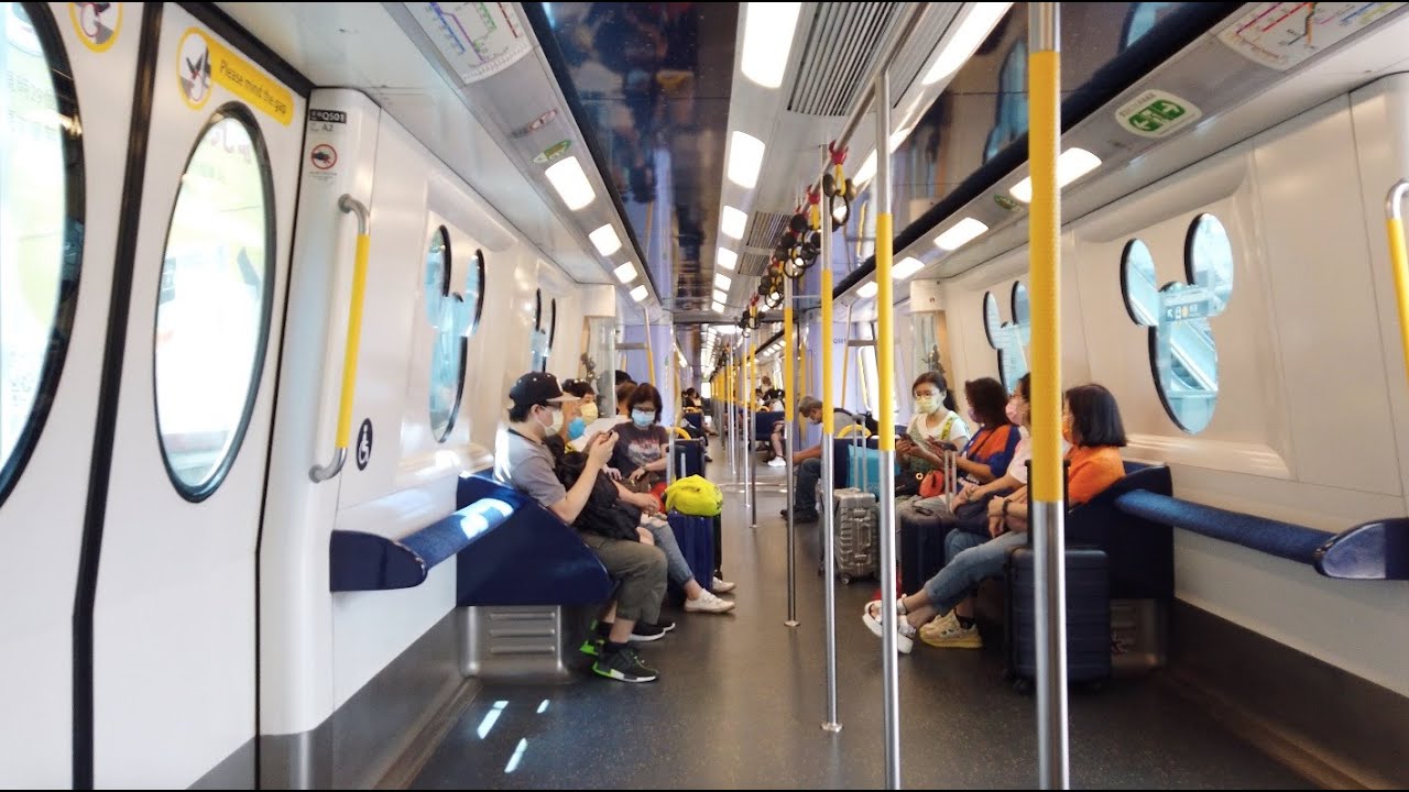 【4K】Explore Disneyland Resort Line | Hong Kong Disney train | happiest ...