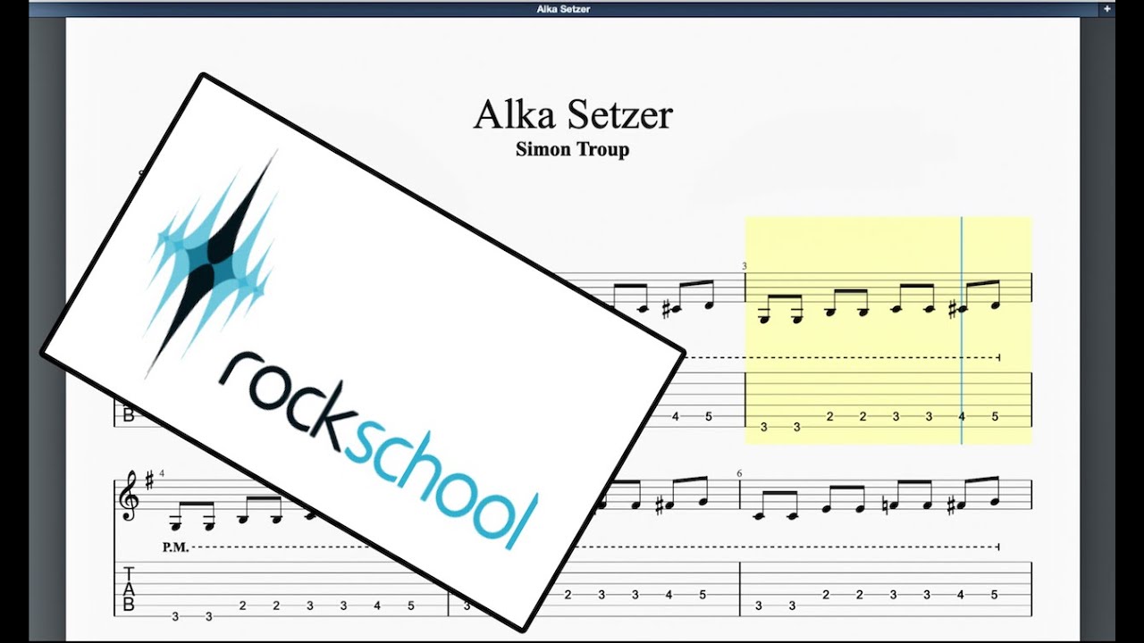 Alka Setzer (2006) Rockschool Grade 5 Guitar - YouTube