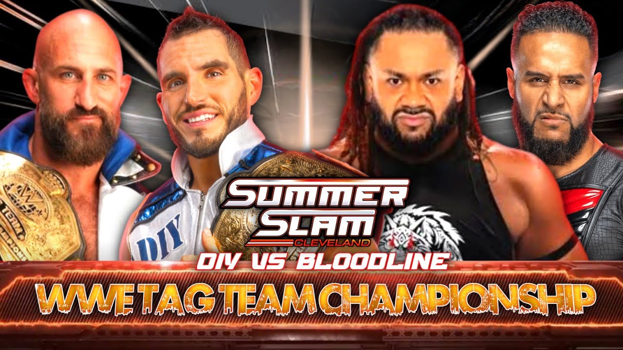 DIY Vs The Bloodline Tag Team Title Match At SummerSlam🔥?|| The Rock ...