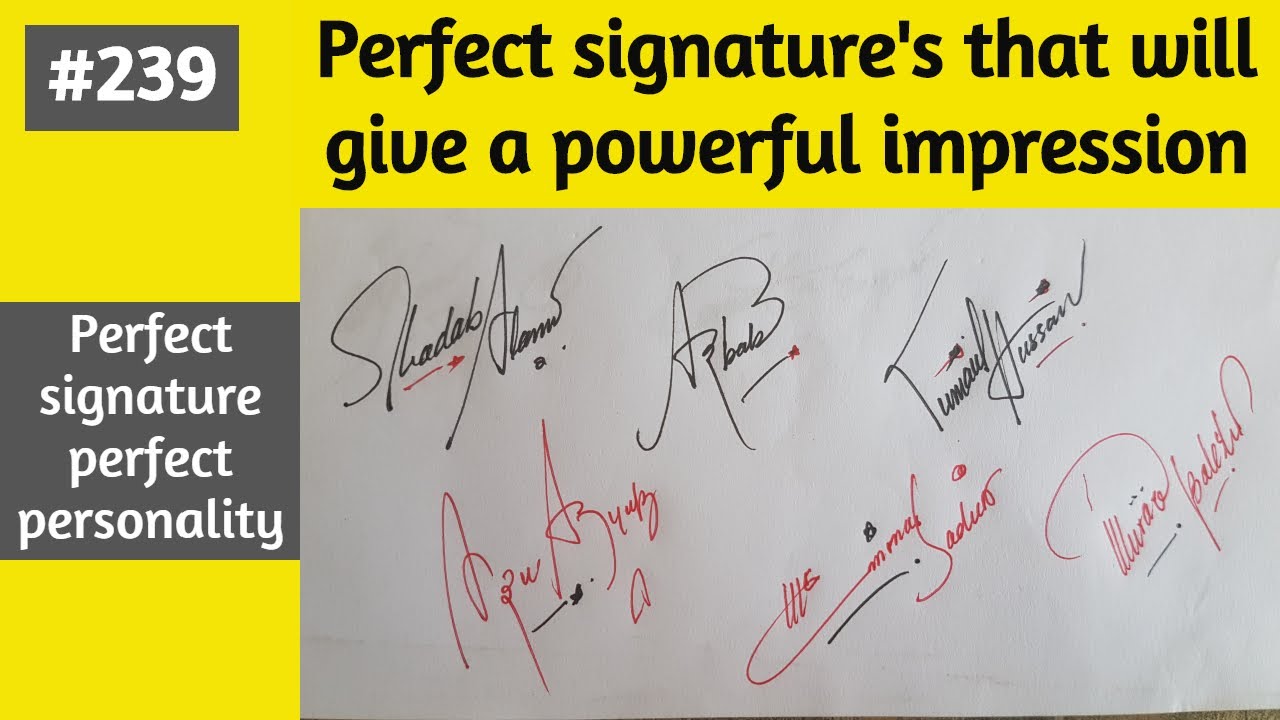 Perfect signature for your personality | signature for alphabet (A'B'F ...