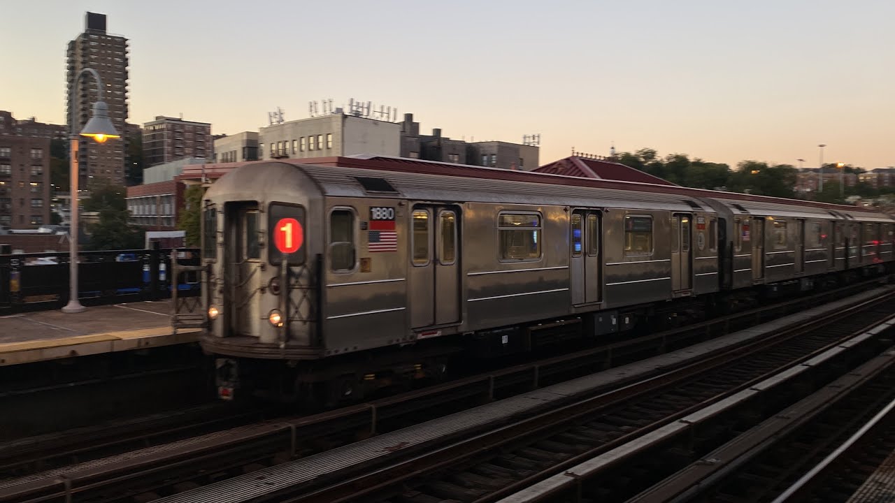 IRT Broadway Line: R62A (1) Trains at 238 Street - YouTube