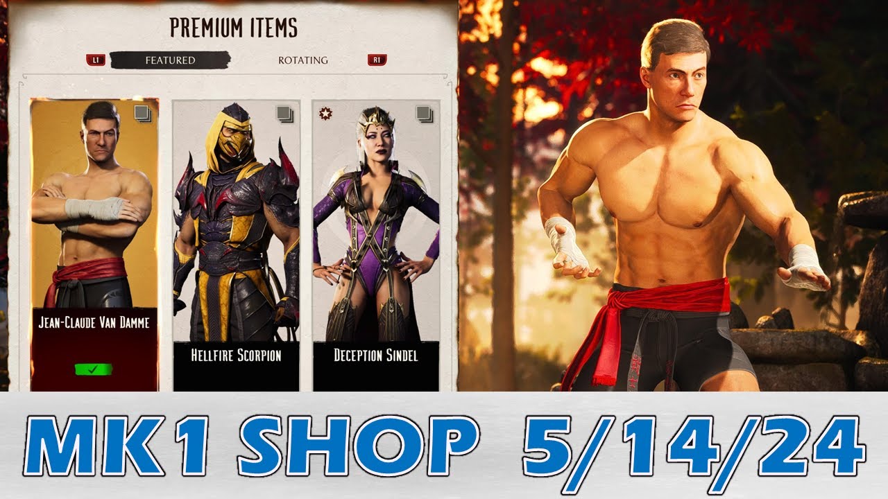 MK1 Premium Shop: Scorpion, Johnny Cage, Sindel skins / gear / palettes ...