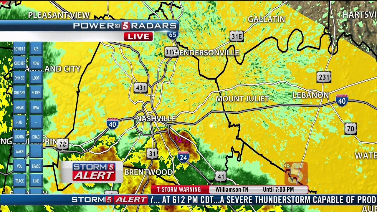 Tornado Coverage - WTVF (10-13-2014 - 6pm-7pm) - YouTube