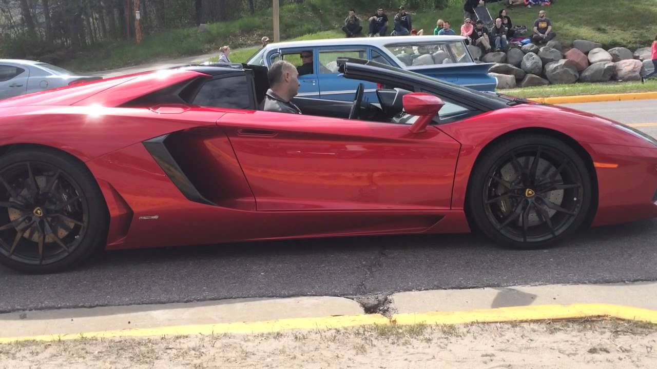 Automotion 2014 - Lamborghini Aventador - "Lambo rev it!" - YouTube