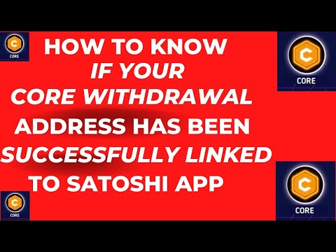 How to Know If Your Address Has Been Successfully Linked To Satoshi App ...