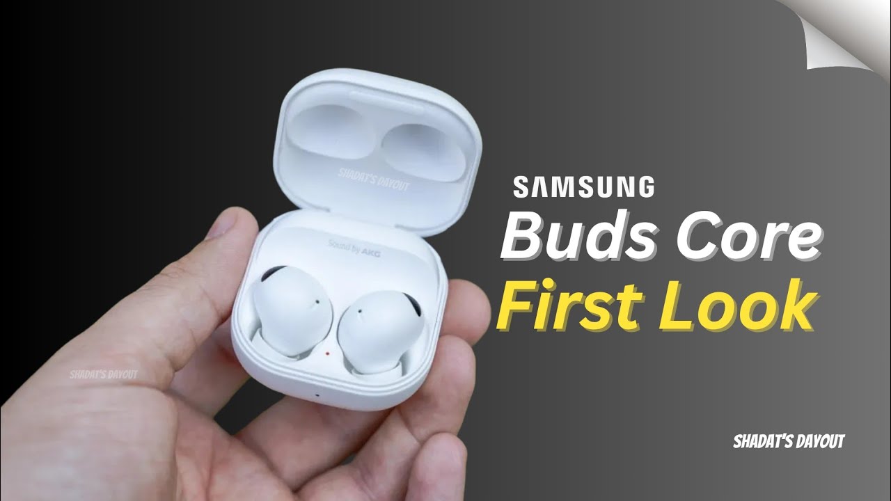 Samsung Galaxy Buds Core Official First Look - IT's finally HERE - YouTube