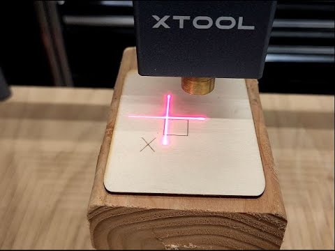 Fixing Crosshair Alignment on XTOOL D1 10 W Laser - YouTube