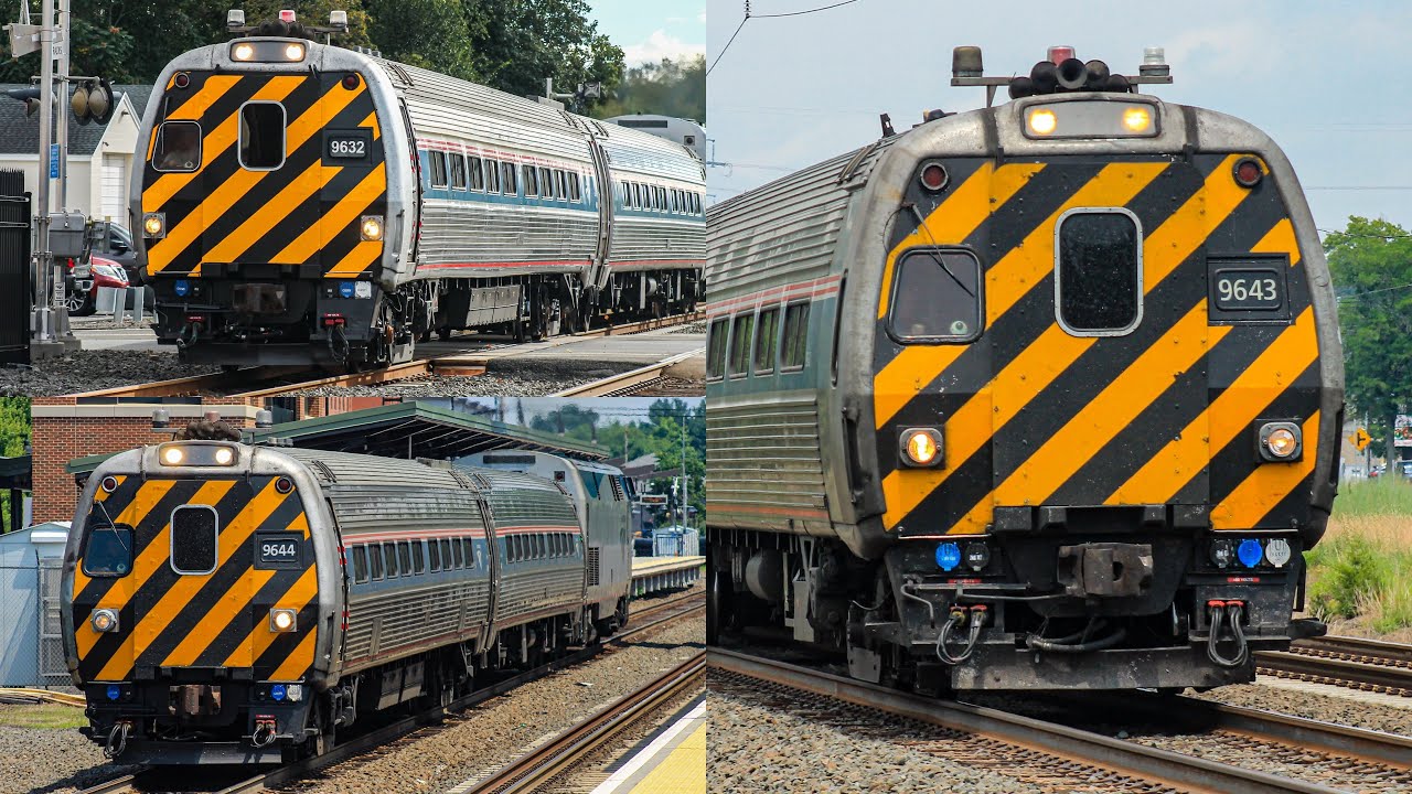 Amtrak's Former Budd Metroliner Cab-Car Compilation - YouTube