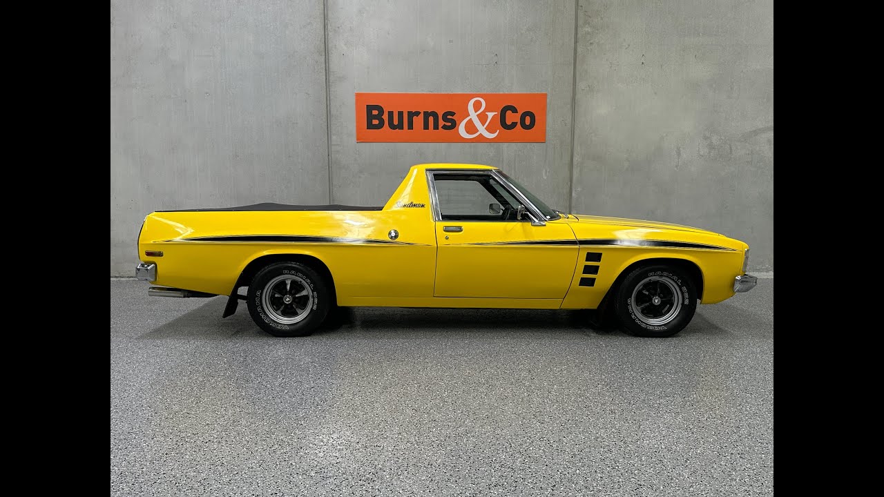 Holden HJ Sandman Ute - YouTube