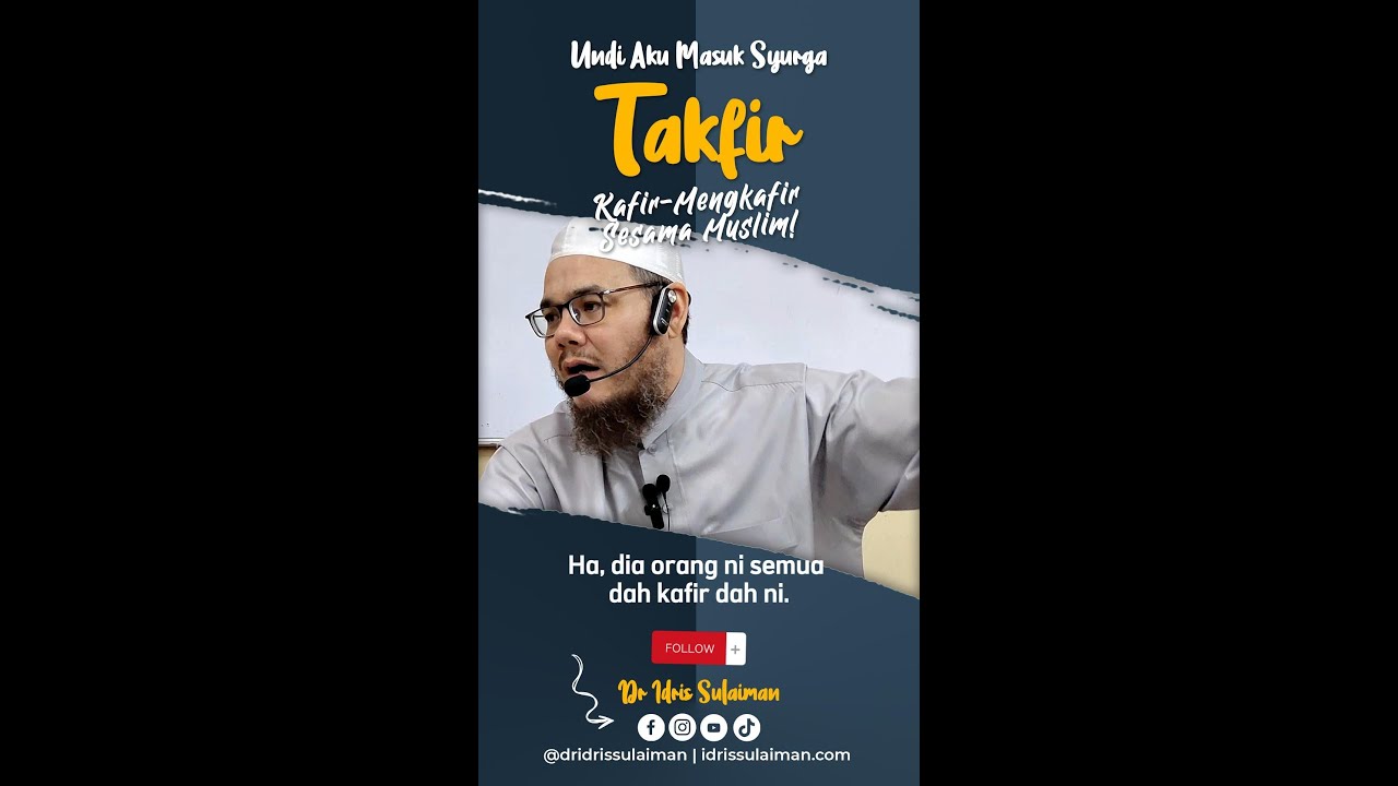 𝗧𝗔𝗞𝗙𝗜𝗥: 𝗞𝗮𝗳𝗶𝗿-𝗠𝗲𝗻𝗴𝗸𝗮𝗳𝗶𝗿 𝗦𝗲𝘀𝗮𝗺𝗮 𝗠𝘂𝘀𝗹𝗶𝗺 ⎼ 𝗗𝗜𝗦 - YouTube