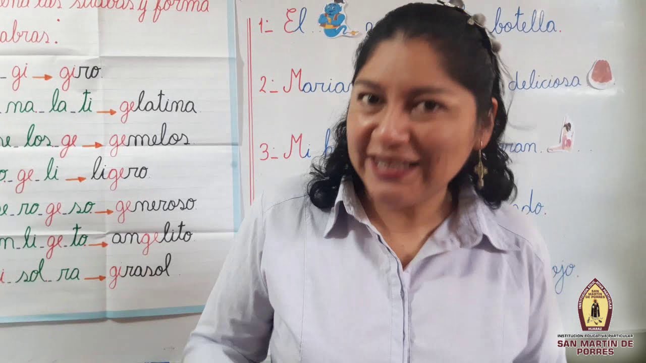 Clase de Las silabas "ge-gi" para niños. - YouTube