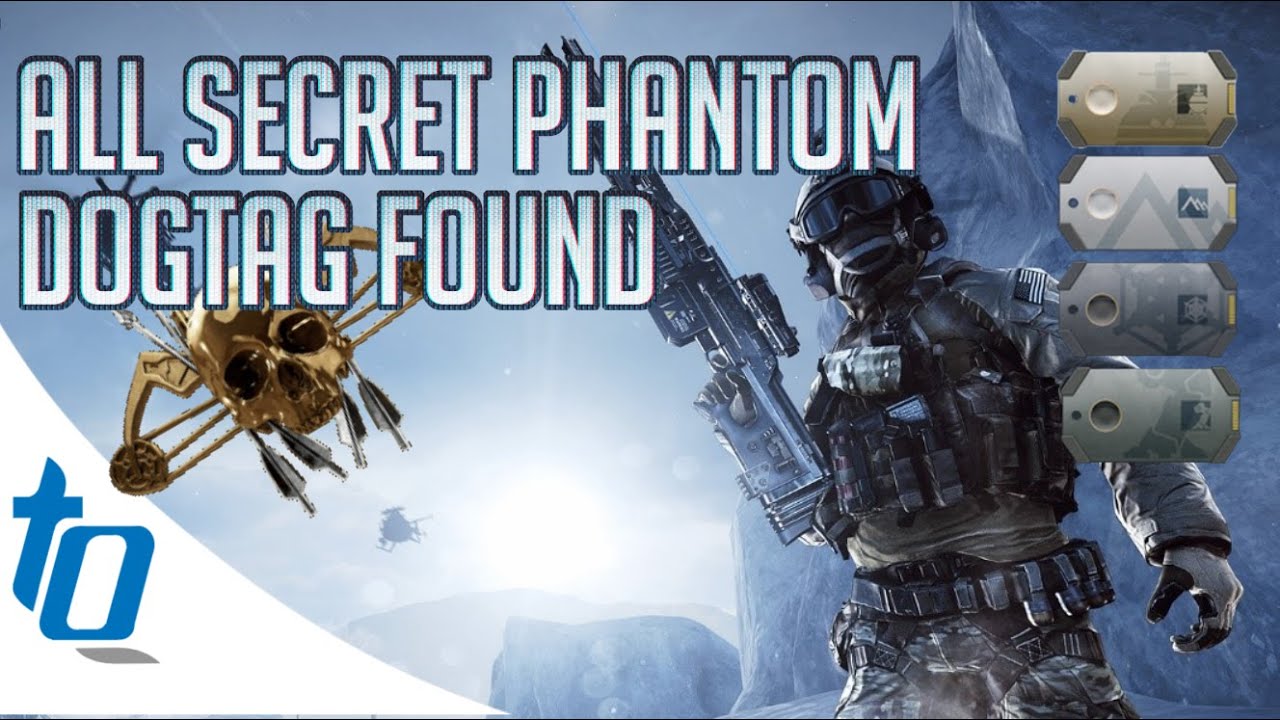 BF4: How to find all secret Phantom Programm dog tag? - YouTube