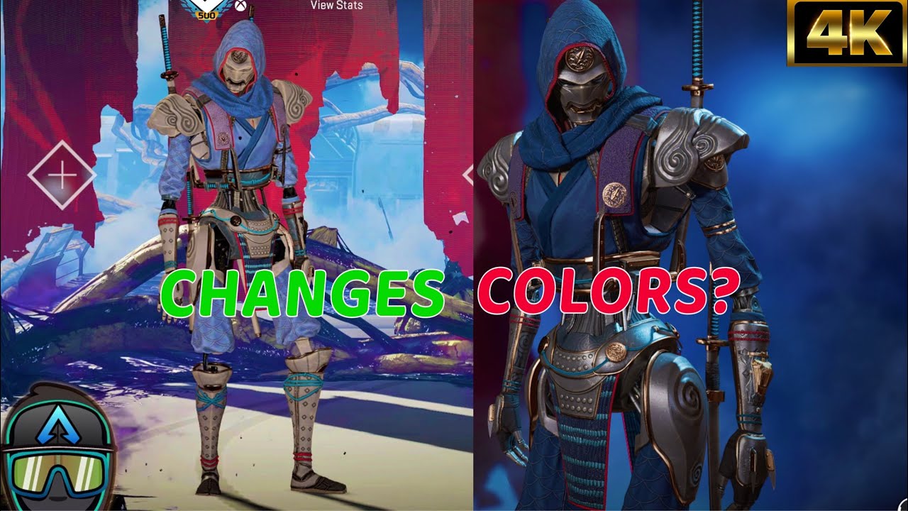 New Apex Legends Revenant Synthetic Shinobi Skin Lobby Animation Color ...