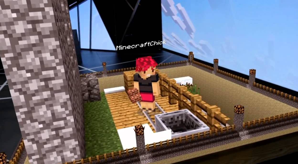 Microsoft Holo Lens - Minecraft Demo Live E3 2015 - YouTube