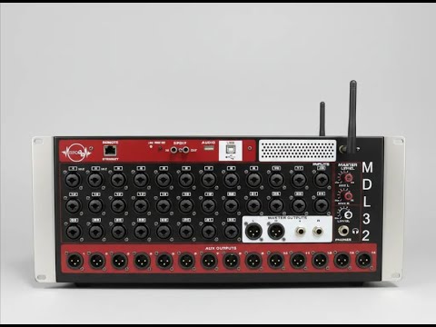 Mesa Digital Rack ZeroDB MDL32: 32 Canais, 14 Aux e Gravação Multipista ...