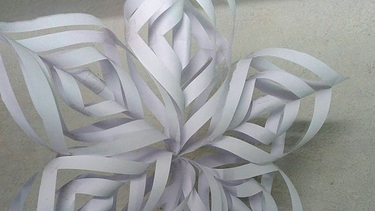 Origami snowflake step by step - YouTube