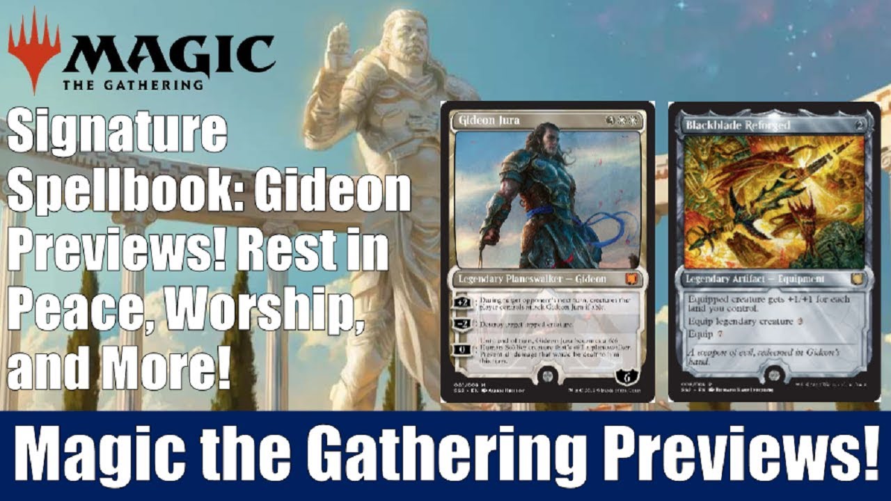 MTG Signature Spellbook Gideon Preview! 8 Cards Including Rest in Peace ...