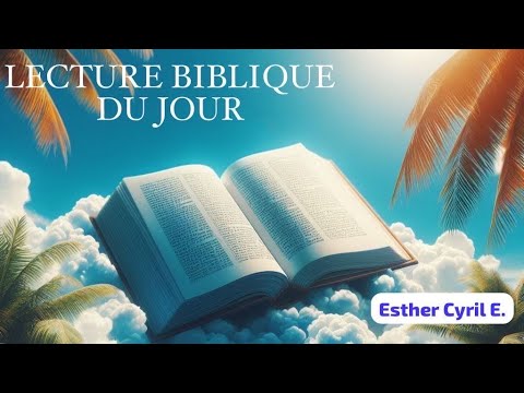 Lecture biblique du jour 07 Janvier 2024 - YouTube
