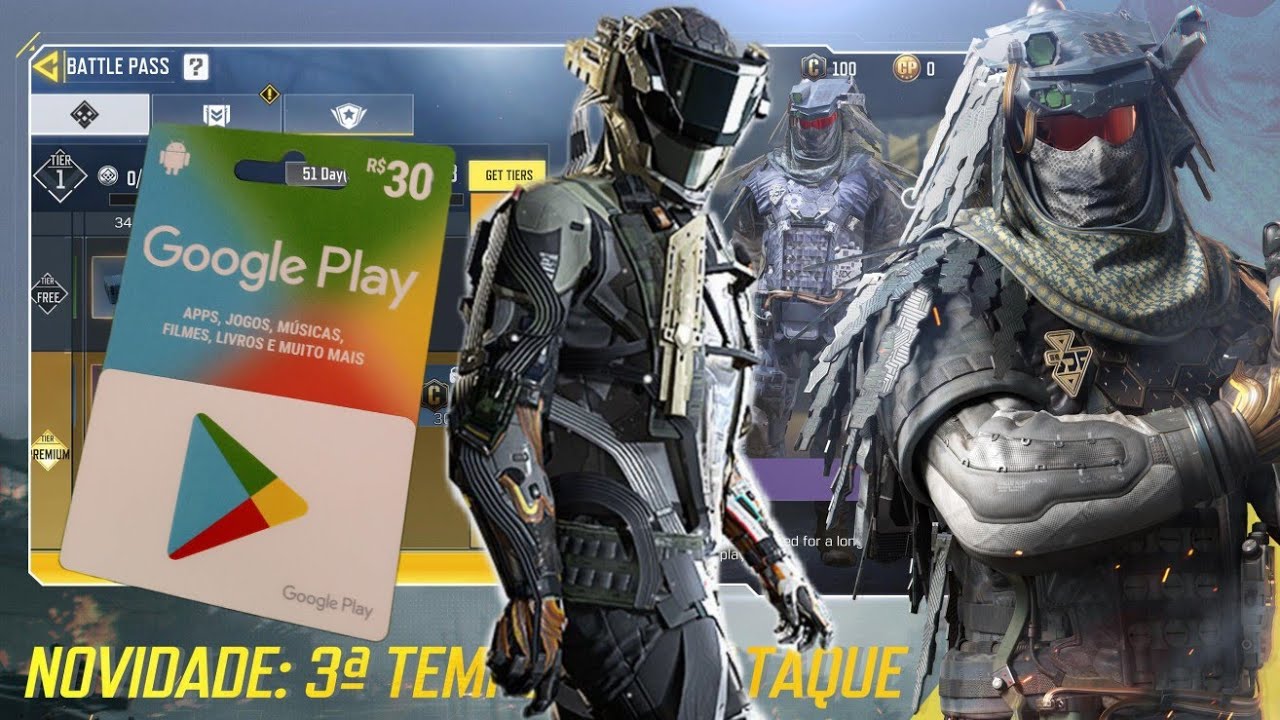 SORTEIO DE 2 GIFT CARD + PASSE DE ELITE - CALL OF DUTY MOBILE - YouTube