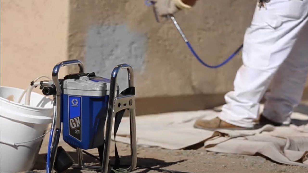 Airless paint sprayer the GX21 is the perfect starting equipment