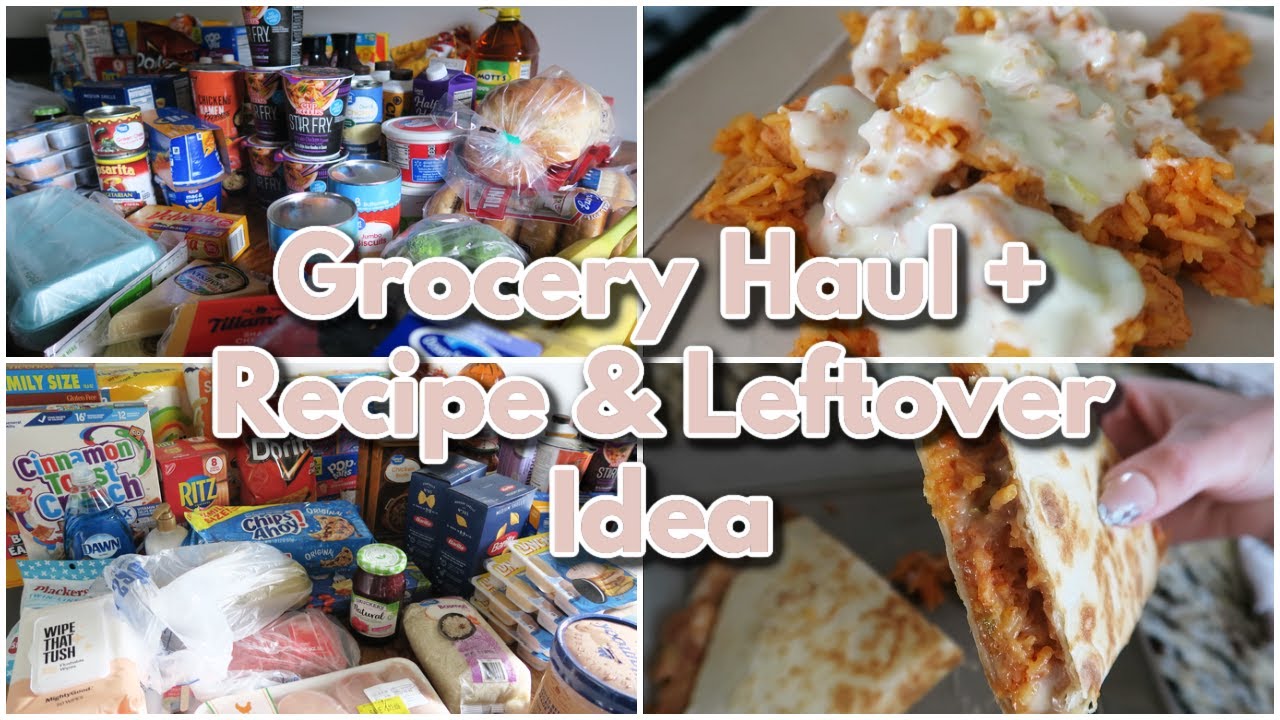 Walmart Family of 5 Weekly Grocery Haul + Mexican Cheesy Chicken & Rice ...