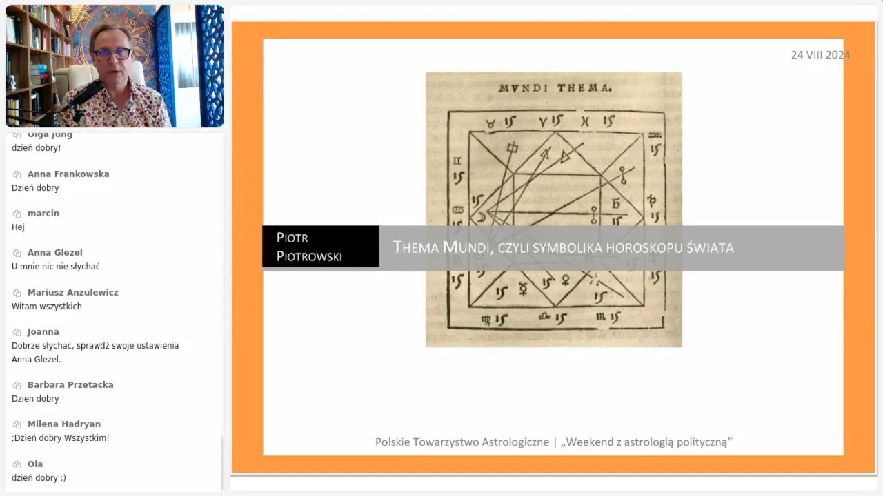Piotr Piotrowski - Symbolika horoskopu świata (Thema Mundi) - YouTube