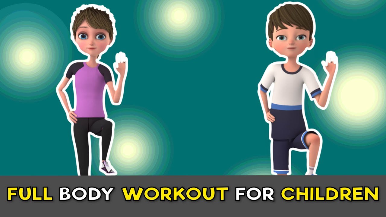 FULL BODY WORKOUT FOR CHILDREN – UNLEASH POWER | Kids Exercise - YouTube
