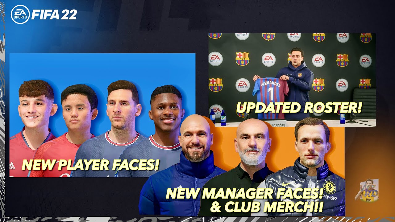 50+ FACES ADDED TO FIFA 22! [NEW MANAGER FACES + TURF, UNLOCKED BOOTS ...
