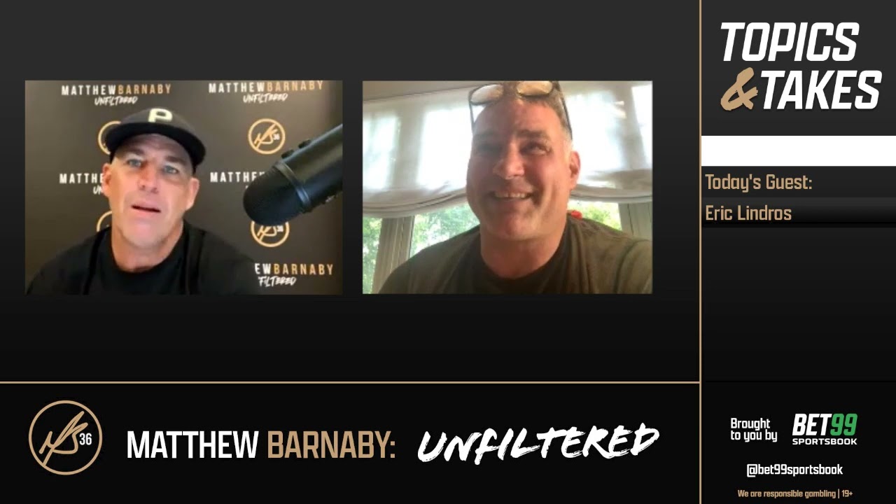 #17 Unfiltered w/ Matthew Barnaby Guest Eric Lindros - YouTube