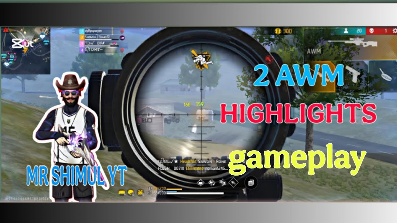 Double AWM game play 🤯 ️2 AWM highlights gameplay 👀 ️ - YouTube