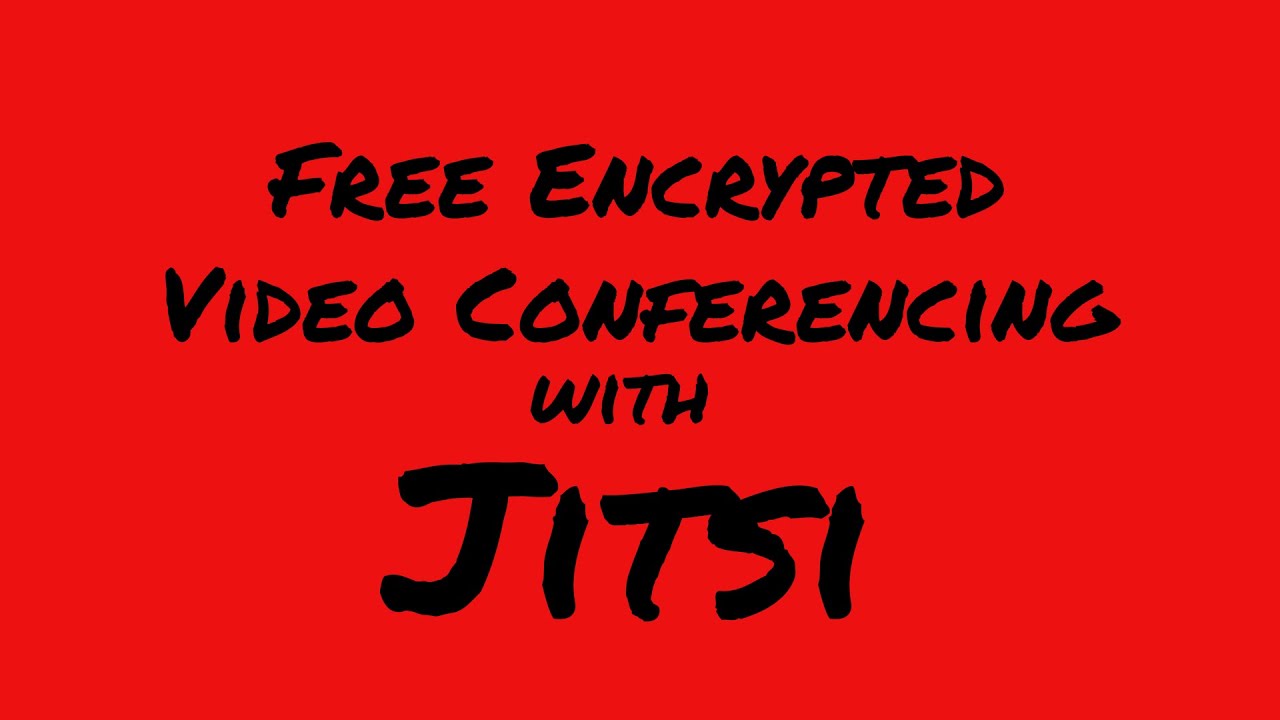jitsi video conference tutorial - YouTube