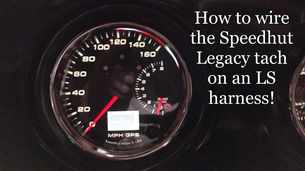 Wiring a tachometer to a non CAN BUS LS Harness - YouTube