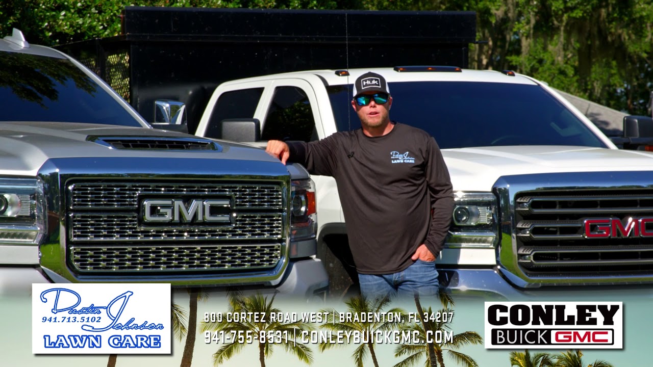 Conley Buick GMC - 2020 Dustin Johnson Lawncare Testimonial - YouTube
