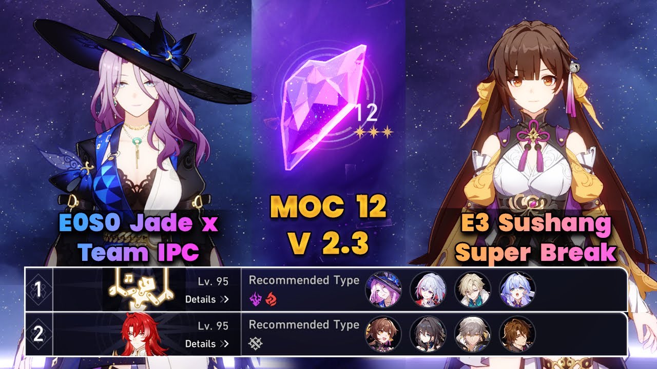 E0S0 Jade x Team IPC & E3 Sushang Super Break | MOC12 | 3 Stars | HSR ...