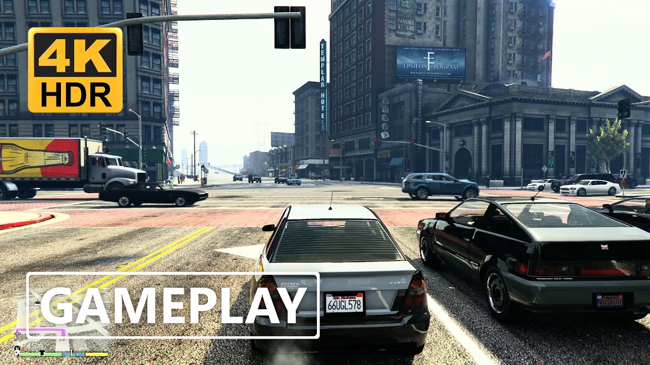 GTA 5 Next Gen Fidelity Ray Tracing Xbox Series X Gameplay 4K HDR ...