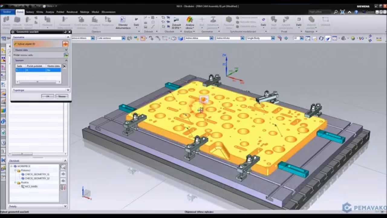 Feature-Based Machining (FBM) v NX9 - YouTube