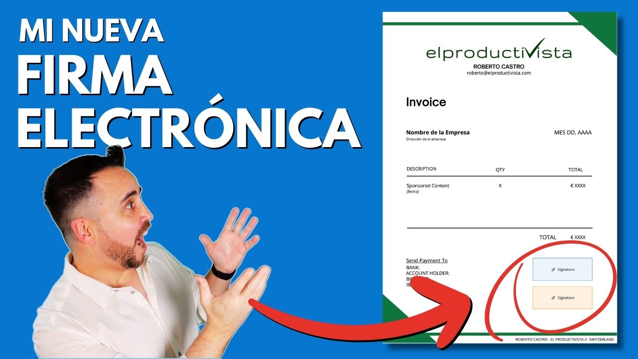 Como firmo mis documentos con la firma electrónica de SignNow - YouTube