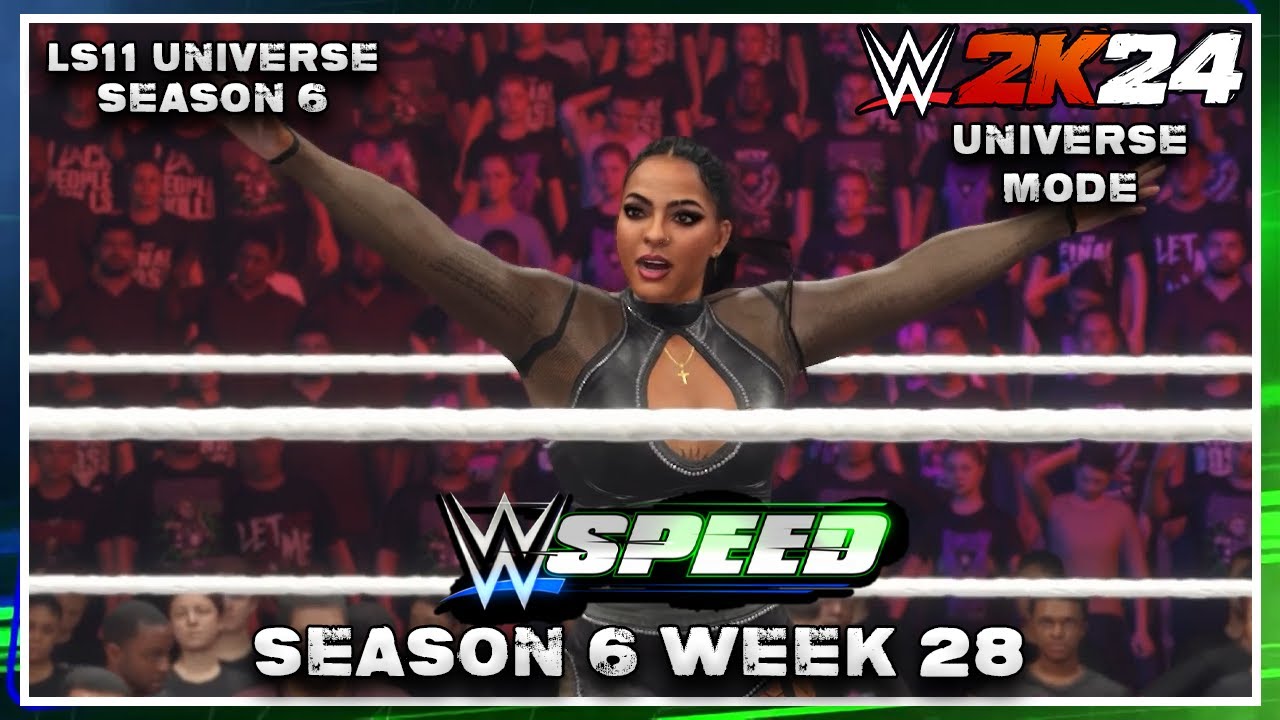 "WWE Speed Season 6 Week 28" - WWE 2K24 Universe Mode - YouTube