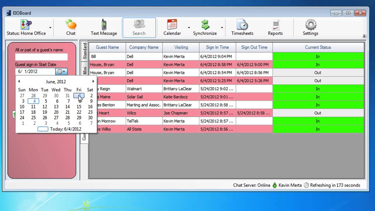 EIOBoard Guest Sign In and Automated Lobby Management Solution - YouTube