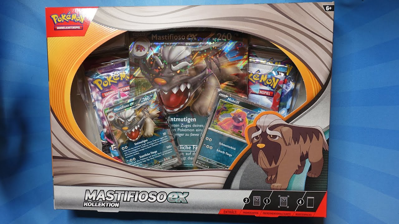 Pokémon - Mastifioso ex Kollektion Opening / Unboxing - YouTube