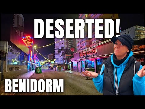 Benidorm - THE STRIP -  as DEAD as it gets!