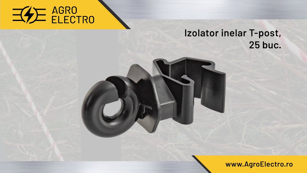 Izolator inelar T-post, 25 buc. - YouTube
