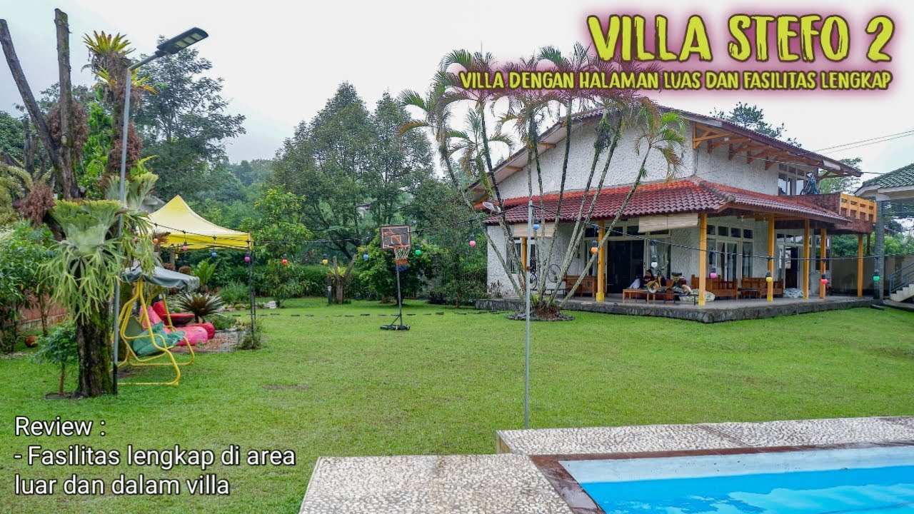 Villa Stefo 2, Fasilitas Lengkap 4 Kamar tidur dan View Pegunungan Pas ...