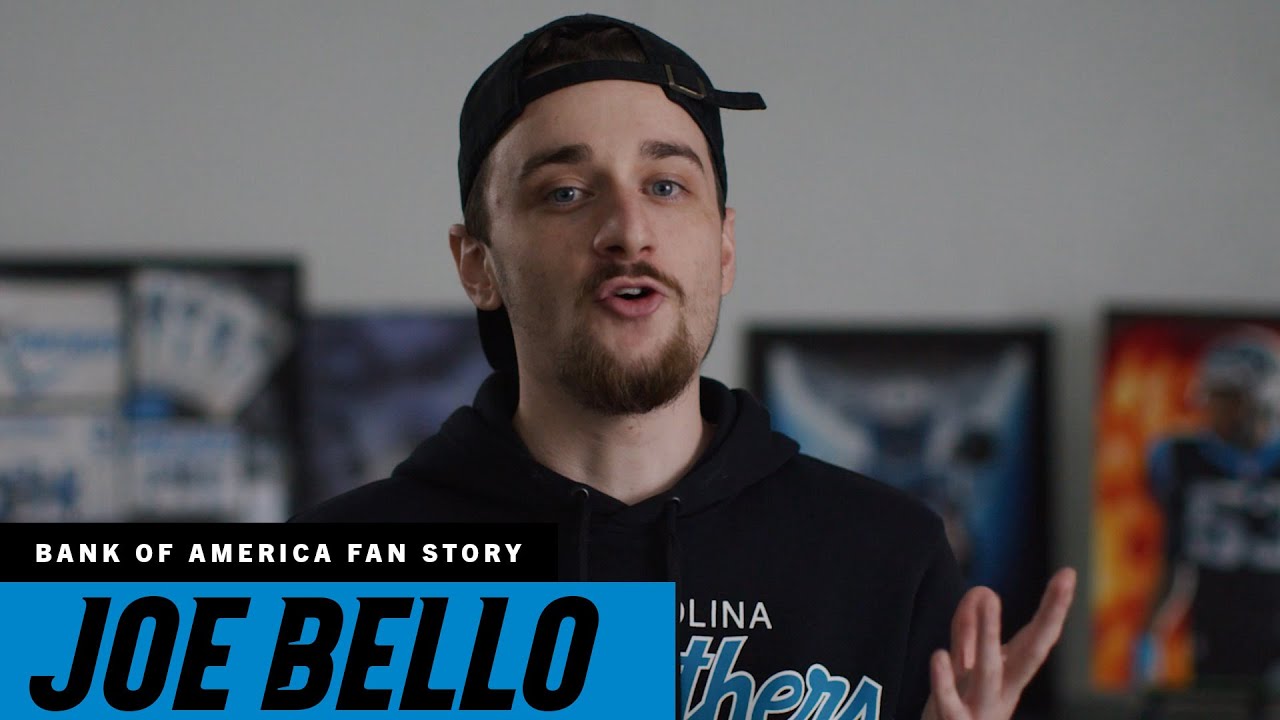 Joe Bello fell in love with Panthers colors when he was young and now ...
