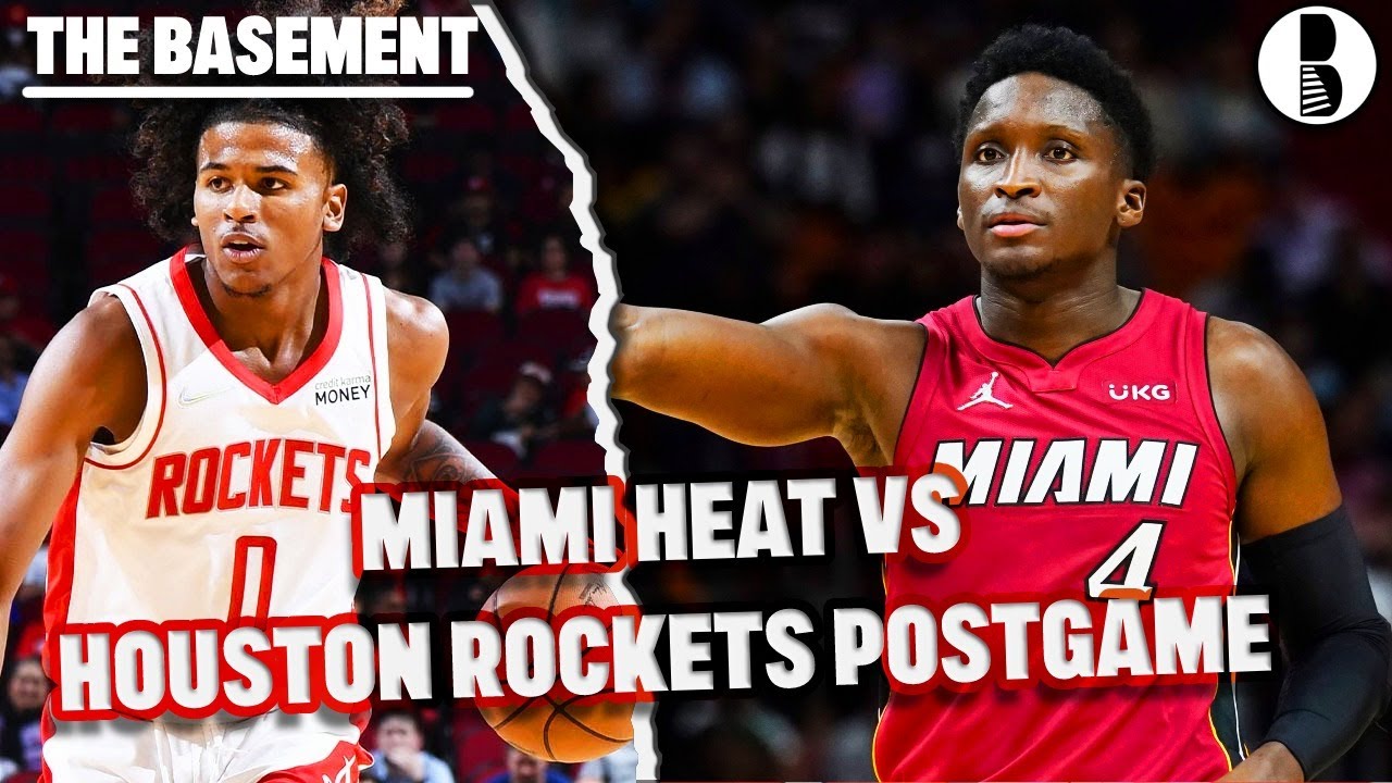 Miami Heat vs Houston Rockets Postgame Show | The Basement Sports ...