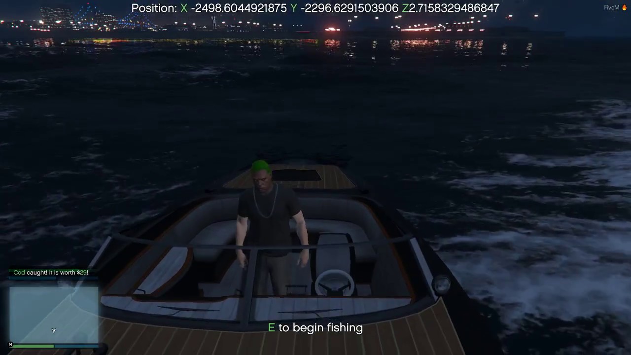 GTA5 RP Fishing Boats and Docks scripts - YouTube