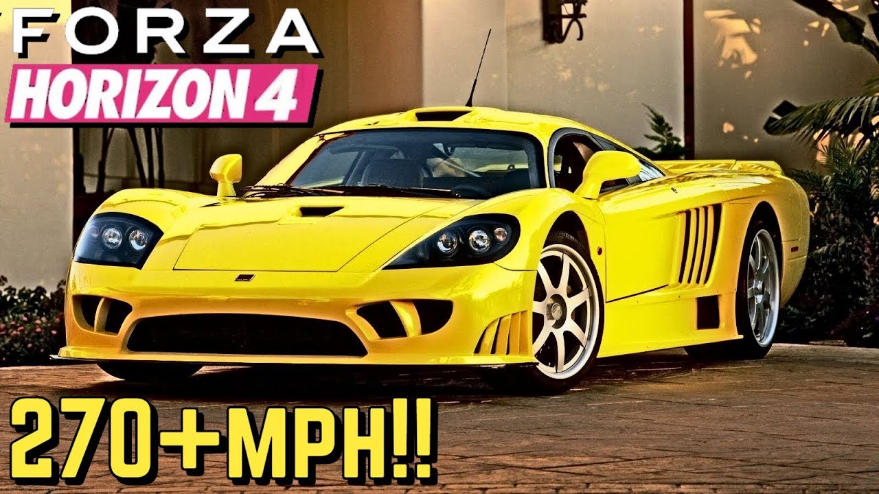 FORZA HORIZON 4 - 270+ MPH Saleen S7 Tutorial!! - YouTube