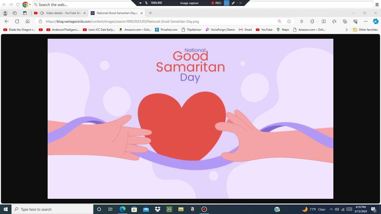 A Good Samaritan message to everyone. - YouTube