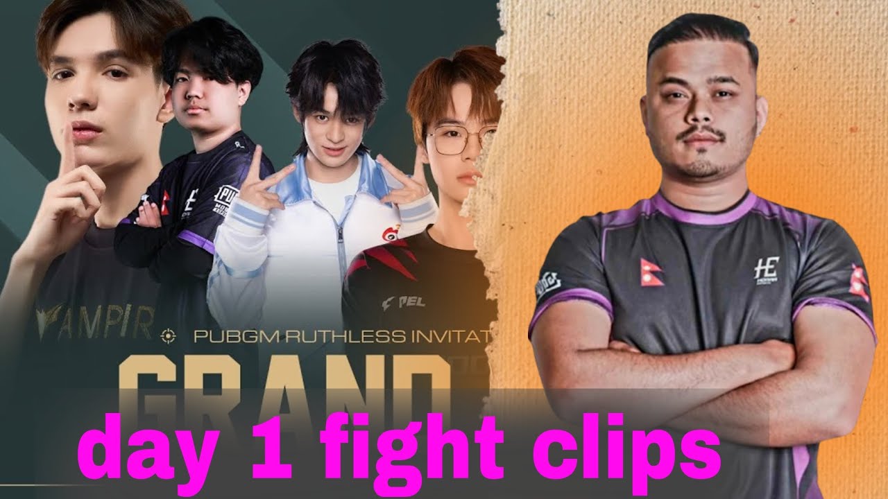 hora esports fight in ruthless //amazing fight clips //#pubg # ...